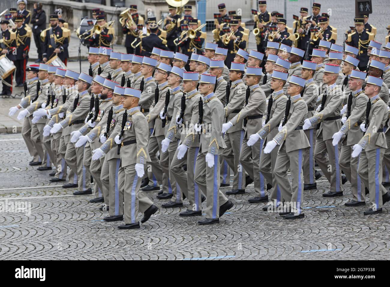 Paris, France. 14th July, 2021. The military parade on Bastille Day ...