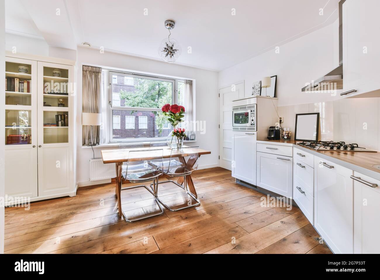Interior of a beautiful kitchen of an elite house Stock Photo - Alamy