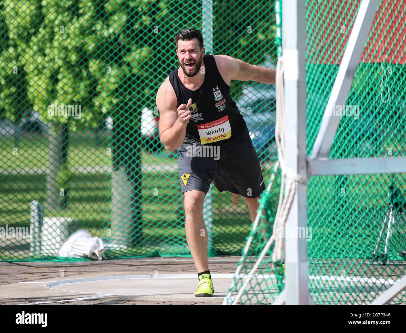 German Discus Thrower Martin Wierig SC Magdeburg At The Schönebecker ...