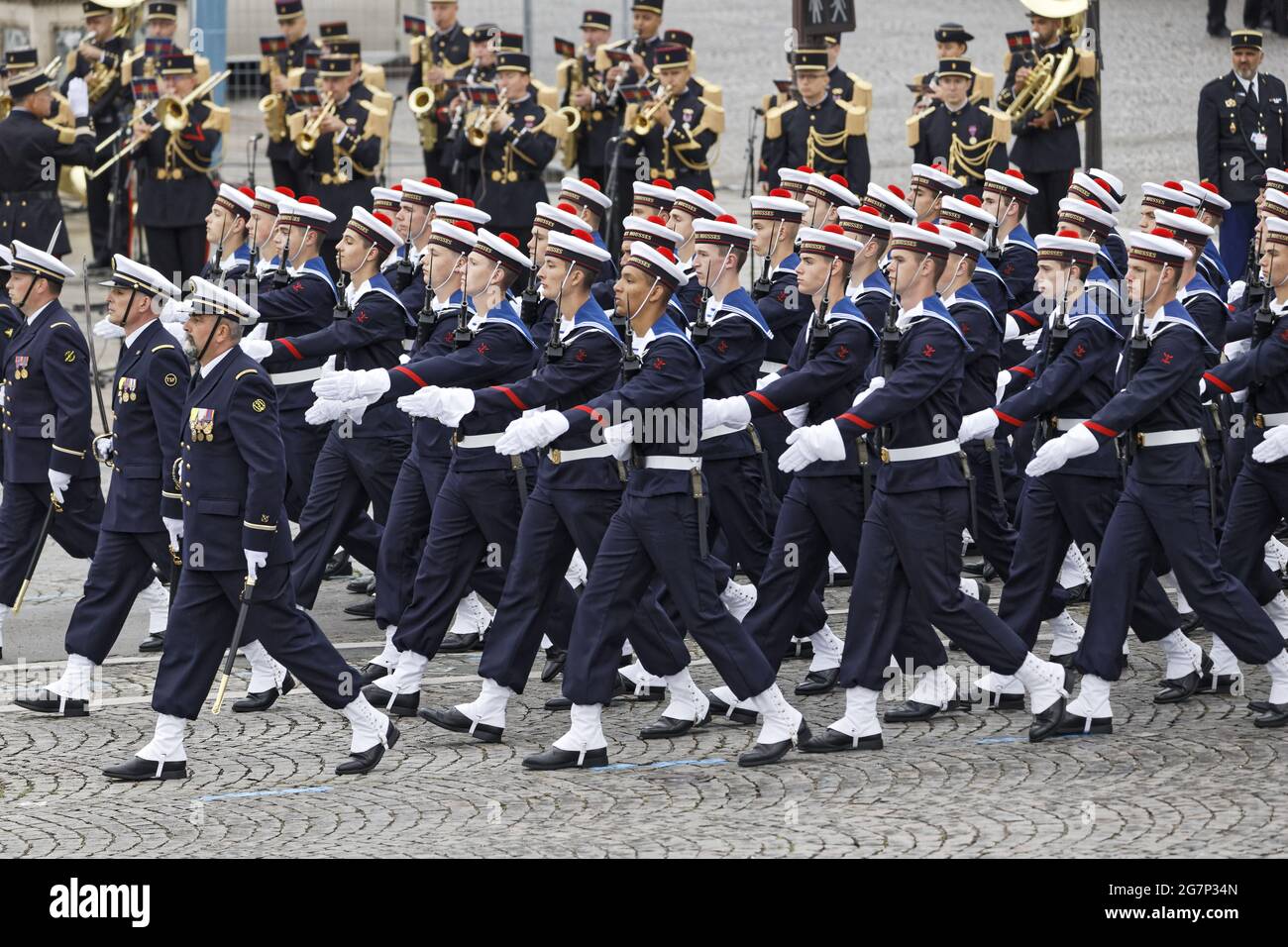 Paris, France. 14th July, 2021. The military parade on Bastille Day ...