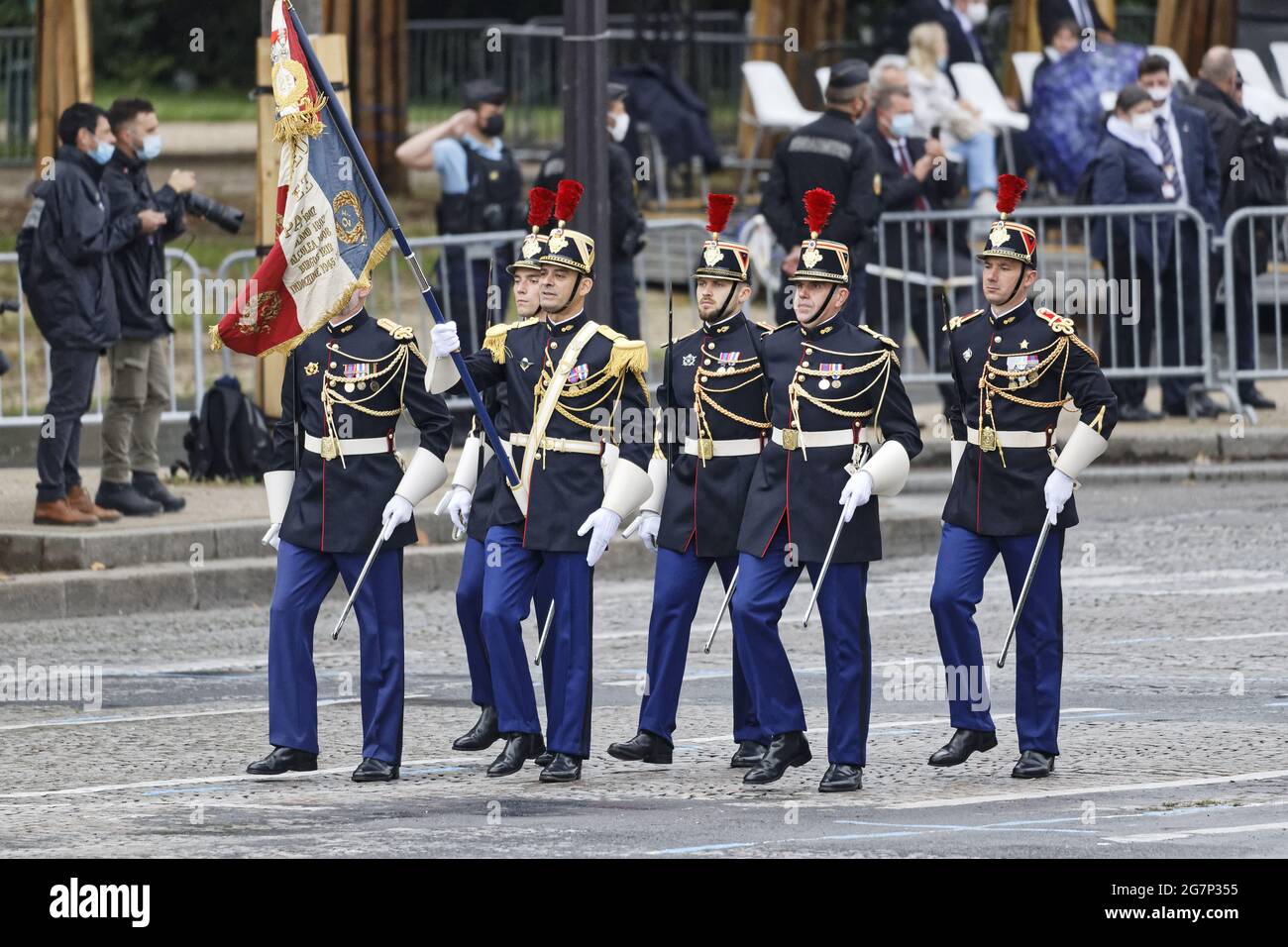 Paris, France. 14th July, 2021. The military parade on Bastille Day ...