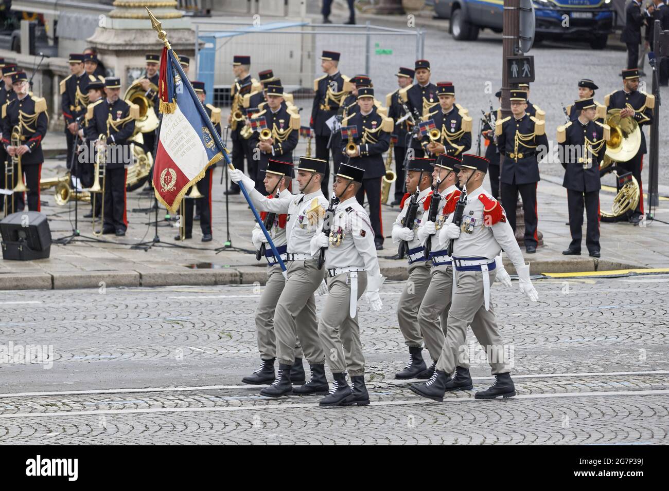 Paris, France. 14th July, 2021. The military parade on Bastille Day ...