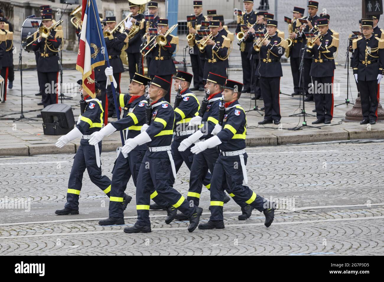 Paris, France. 14th July, 2021. The military parade on Bastille Day ...