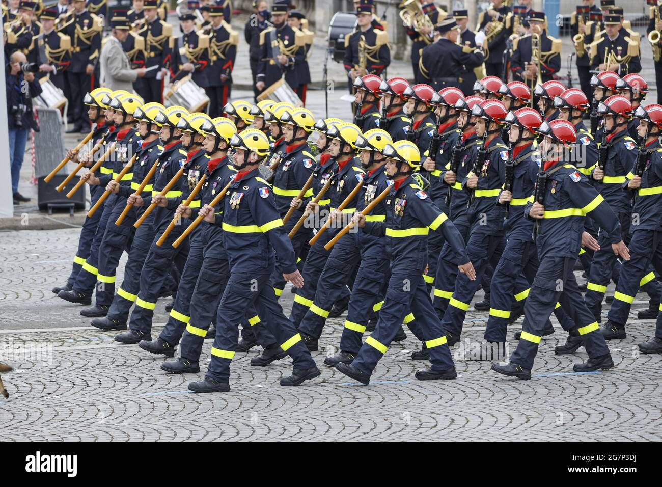 Paris, France. 14th July, 2021. The military parade on Bastille Day ...