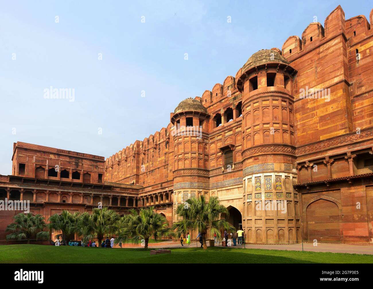 Red Fort in Agra, India Stock Photo - Alamy