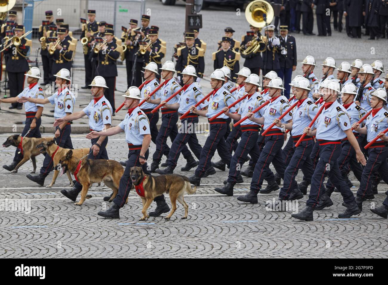 Paris, France. 14th July, 2021. The military parade on Bastille Day ...