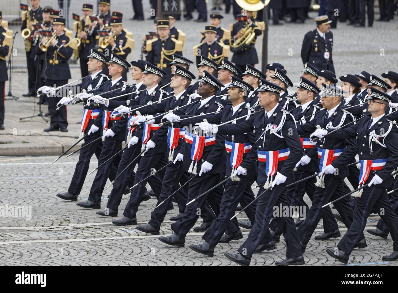 Paris, France. 14th July, 2021. The military parade on Bastille Day ...