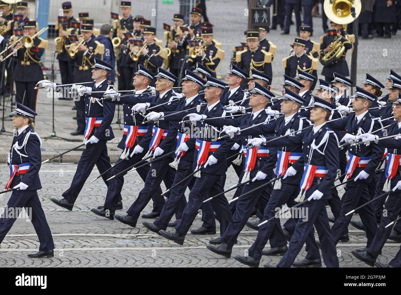 Paris, France. 14th July, 2021. The military parade on Bastille Day ...