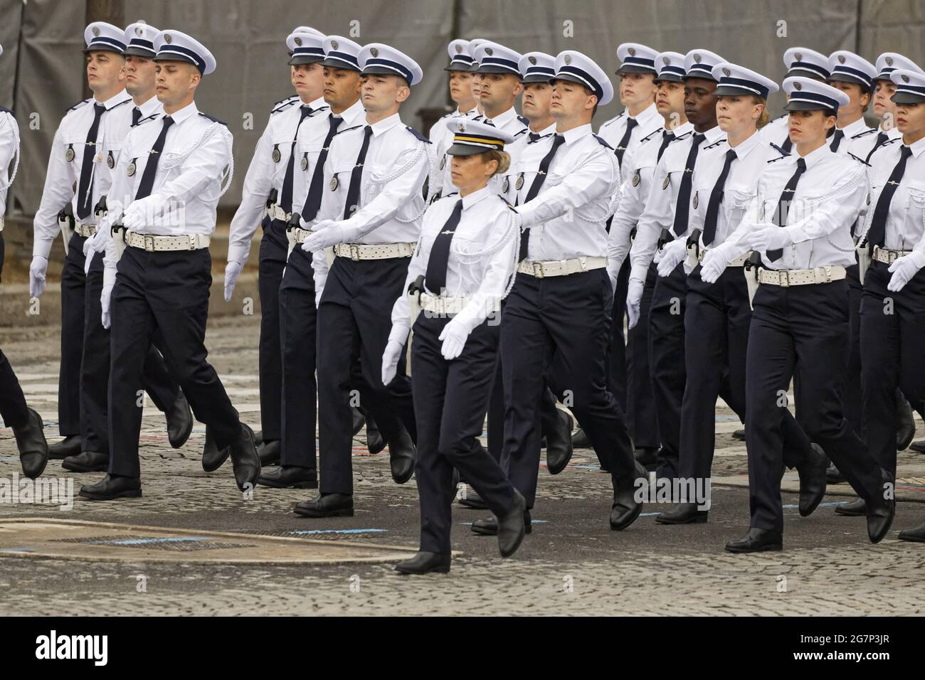 Paris, France. 14th July, 2021. The military parade on Bastille Day ...