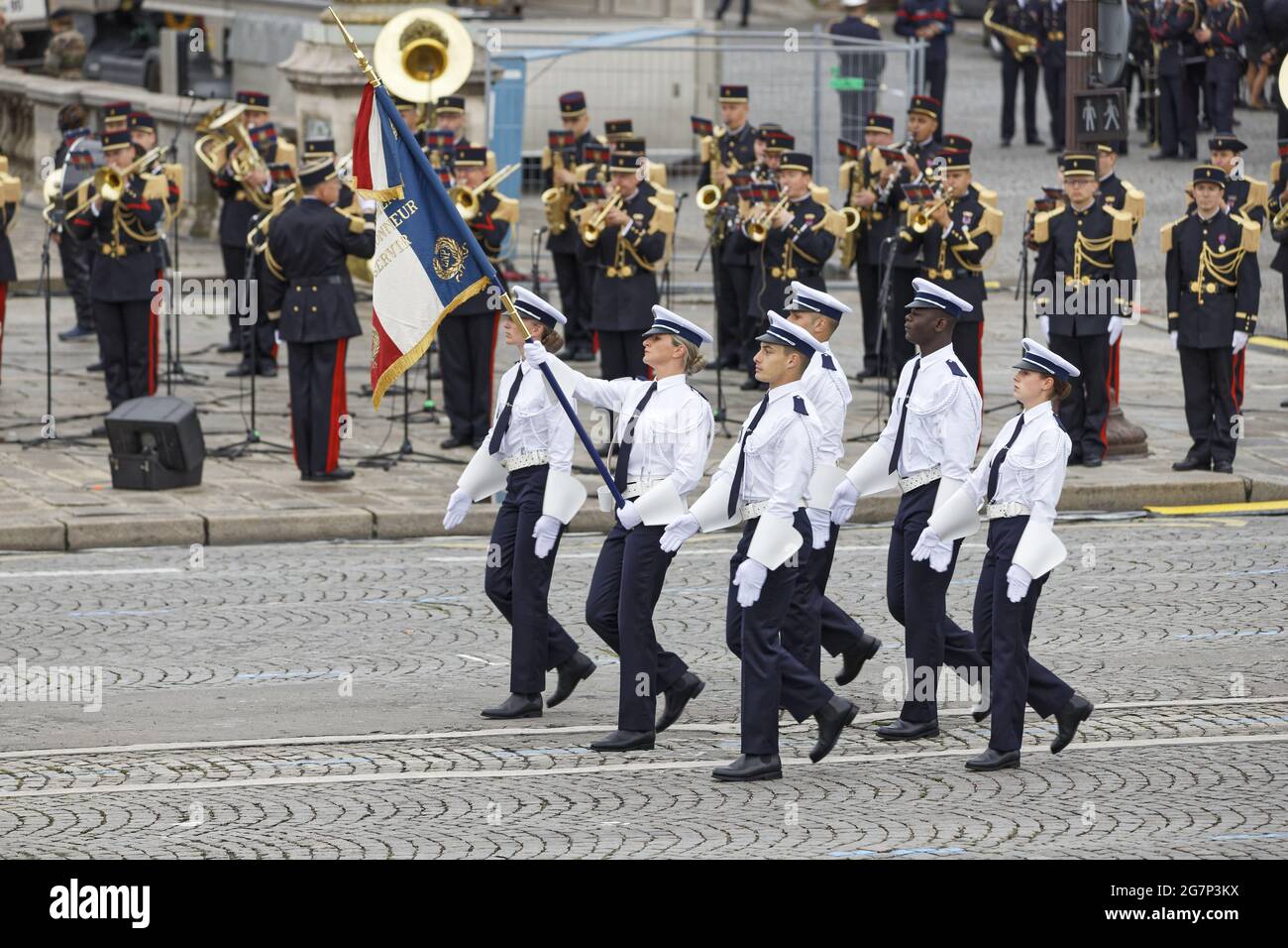 Paris, France. 14th July, 2021. The military parade on Bastille Day ...