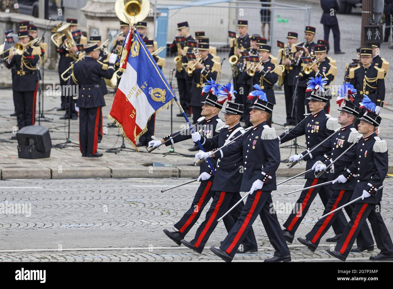 Paris, France. 14th July, 2021. The military parade on Bastille Day ...