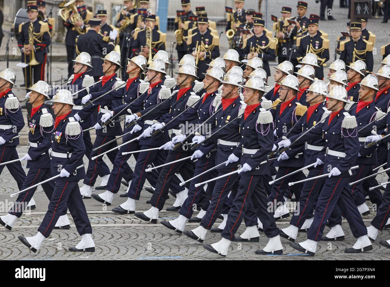 Paris, France. 14th July, 2021. The military parade on Bastille Day ...