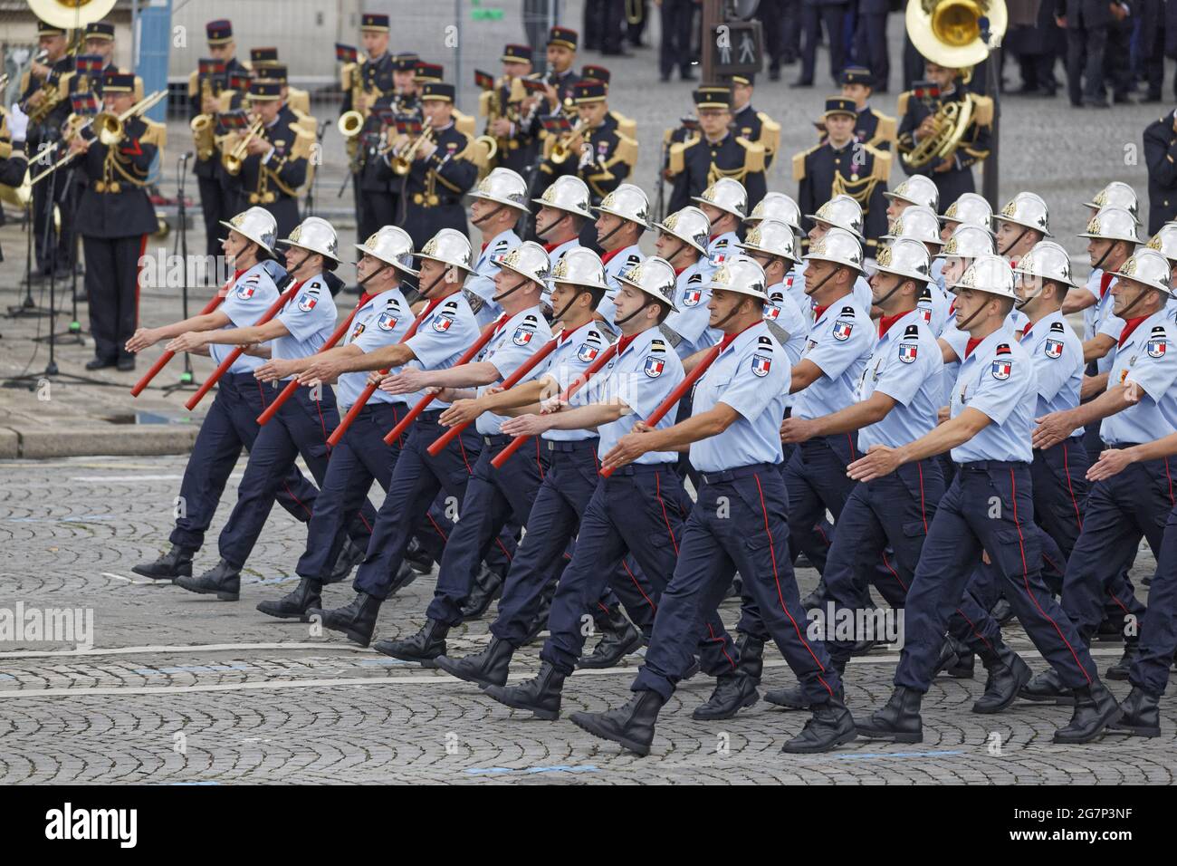 Paris, France. 14th July, 2021. The military parade on Bastille Day ...