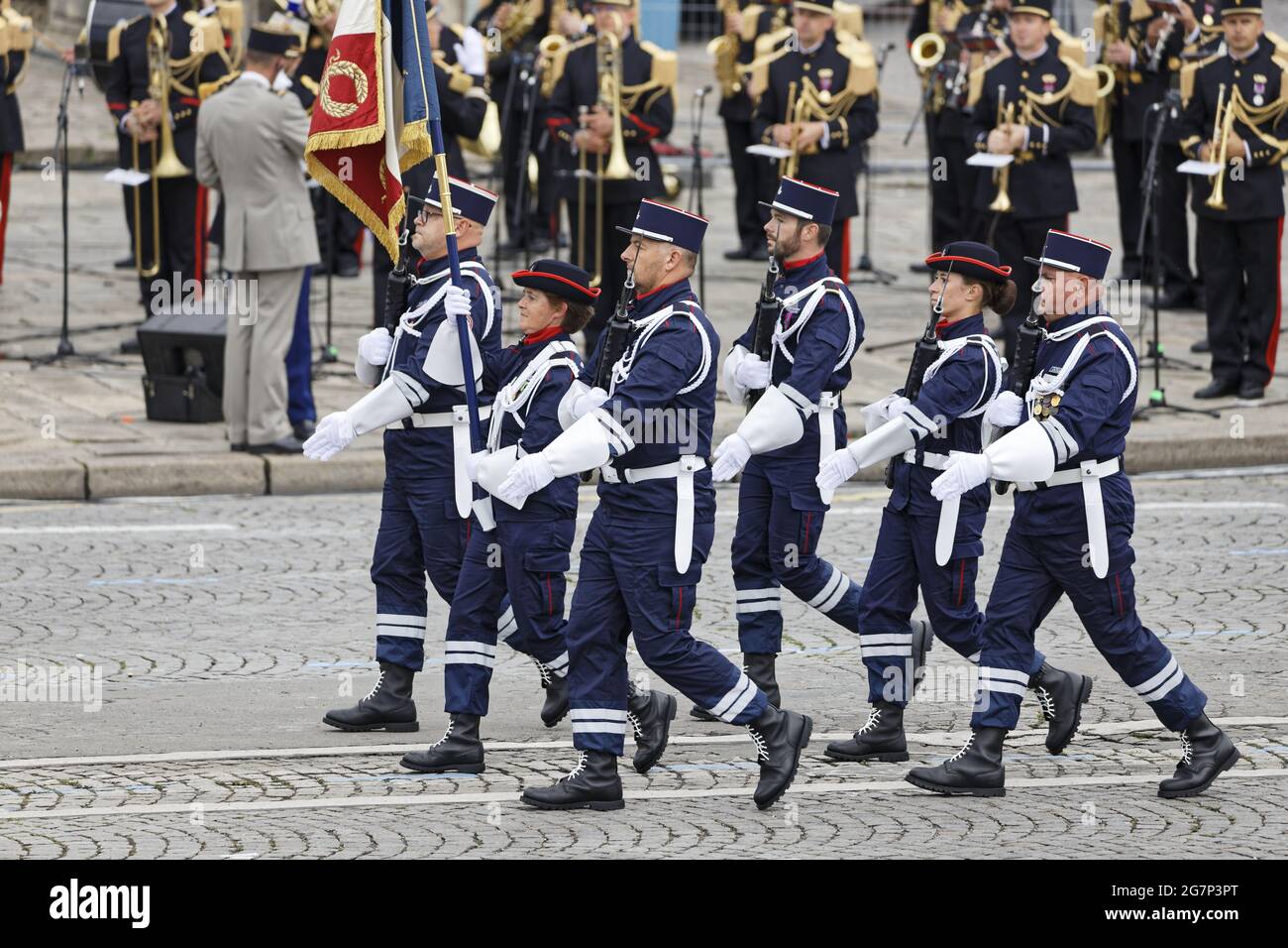 Paris, France. 14th July, 2021. The military parade on Bastille Day ...