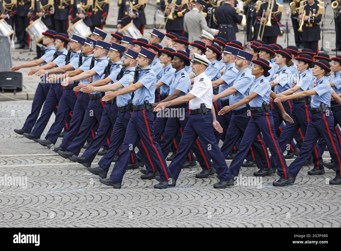 Paris, France. 14th July, 2021. The military parade on Bastille Day ...