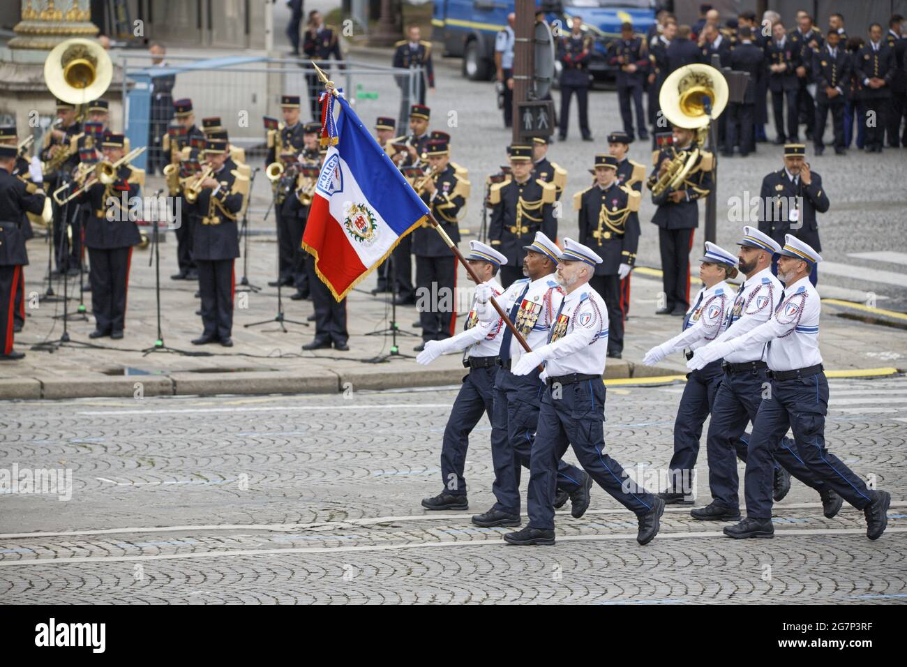 Paris, France. 14th July, 2021. The military parade on Bastille Day ...