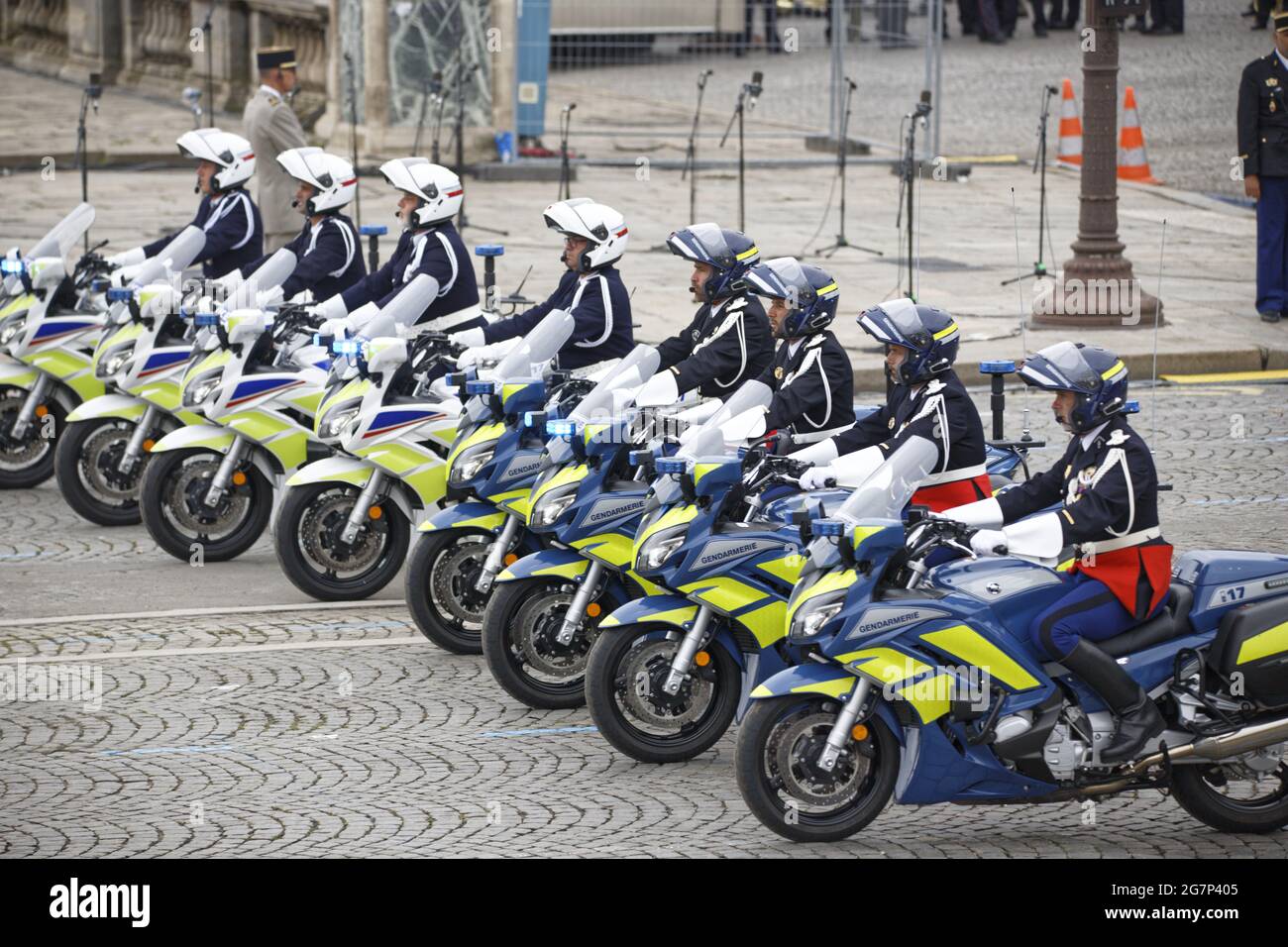 Paris, France. 14th July, 2021. The military parade on Bastille Day ...