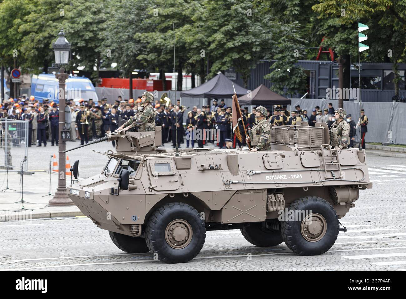 Paris, France. 14th July, 2021. The military parade on Bastille Day ...