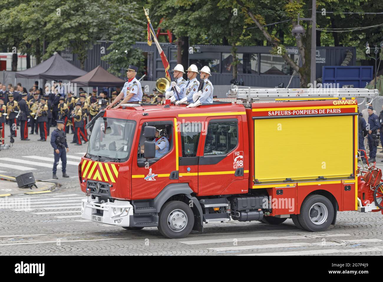 Paris, France. 14th July, 2021. The military parade on Bastille Day ...