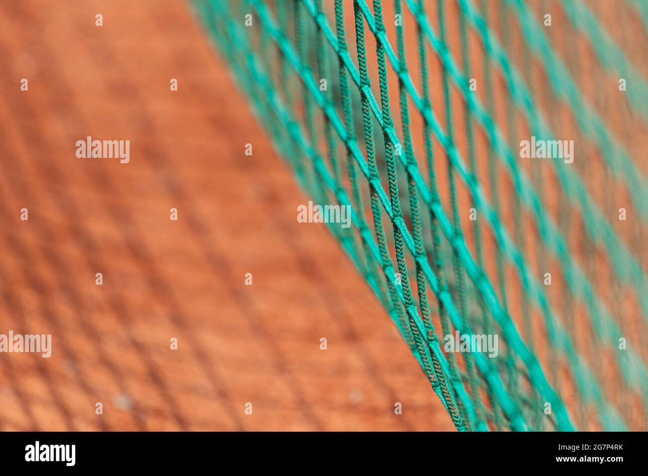 Close up details of a tennis net. Professional sport concept Stock ...