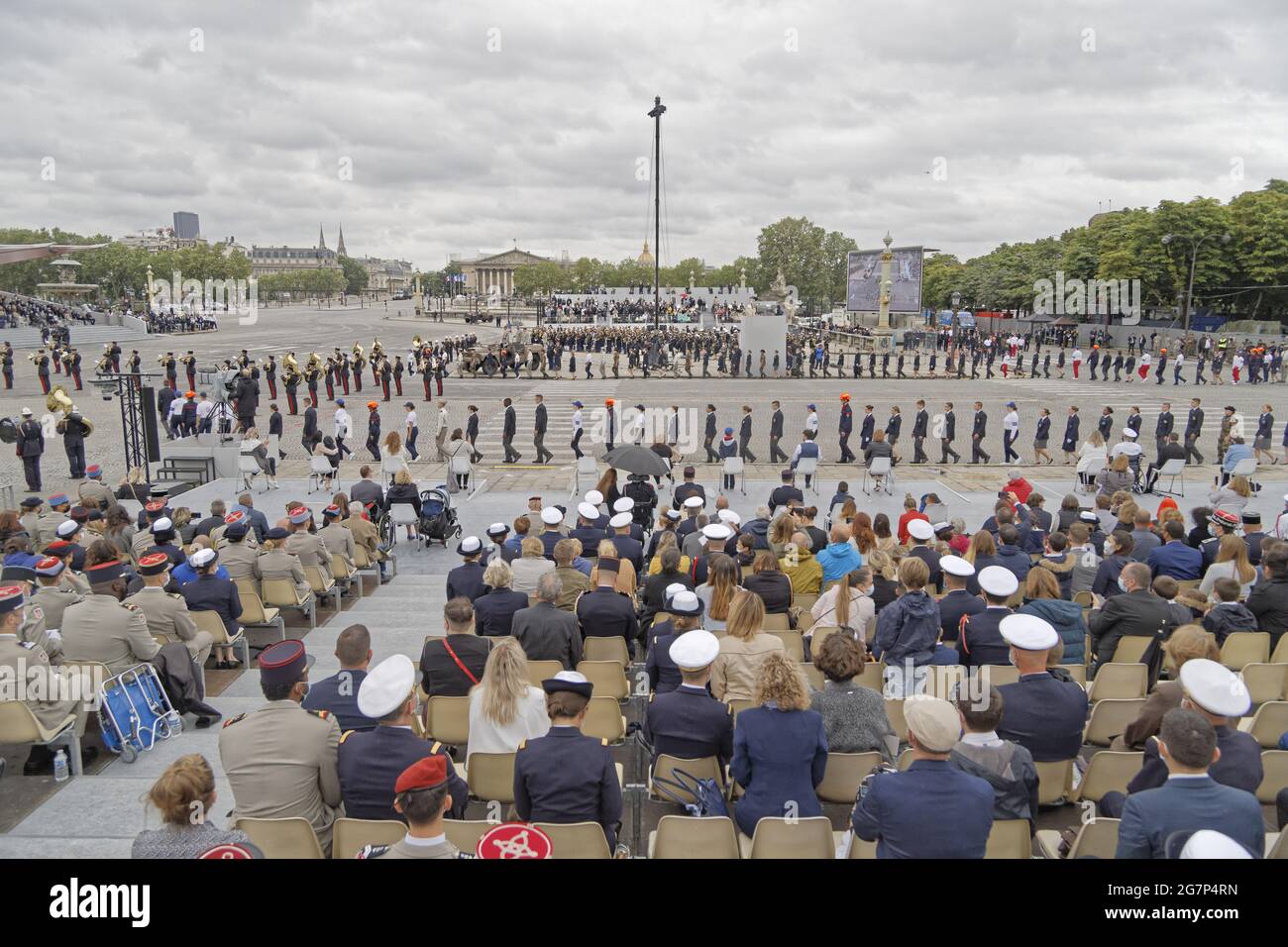 Paris, France. 14th July, 2021. The military parade on Bastille Day ...