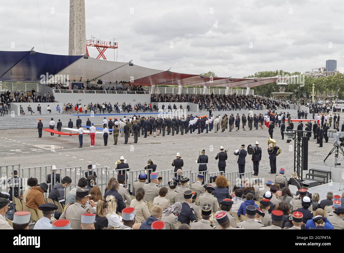 Paris, France. 14th July, 2021. The military parade on Bastille Day ...