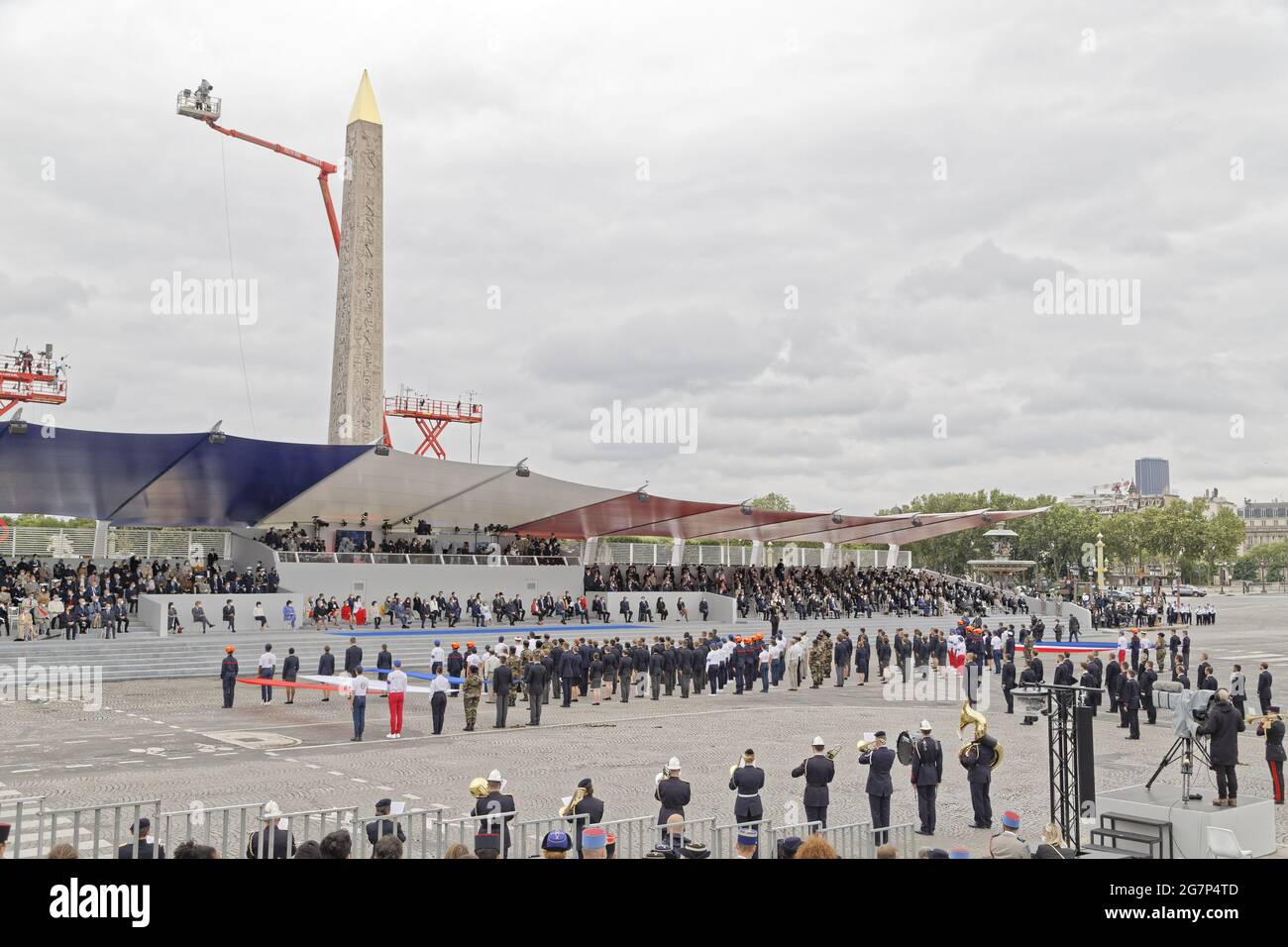 Paris, France. 14th July, 2021. The military parade on Bastille Day ...