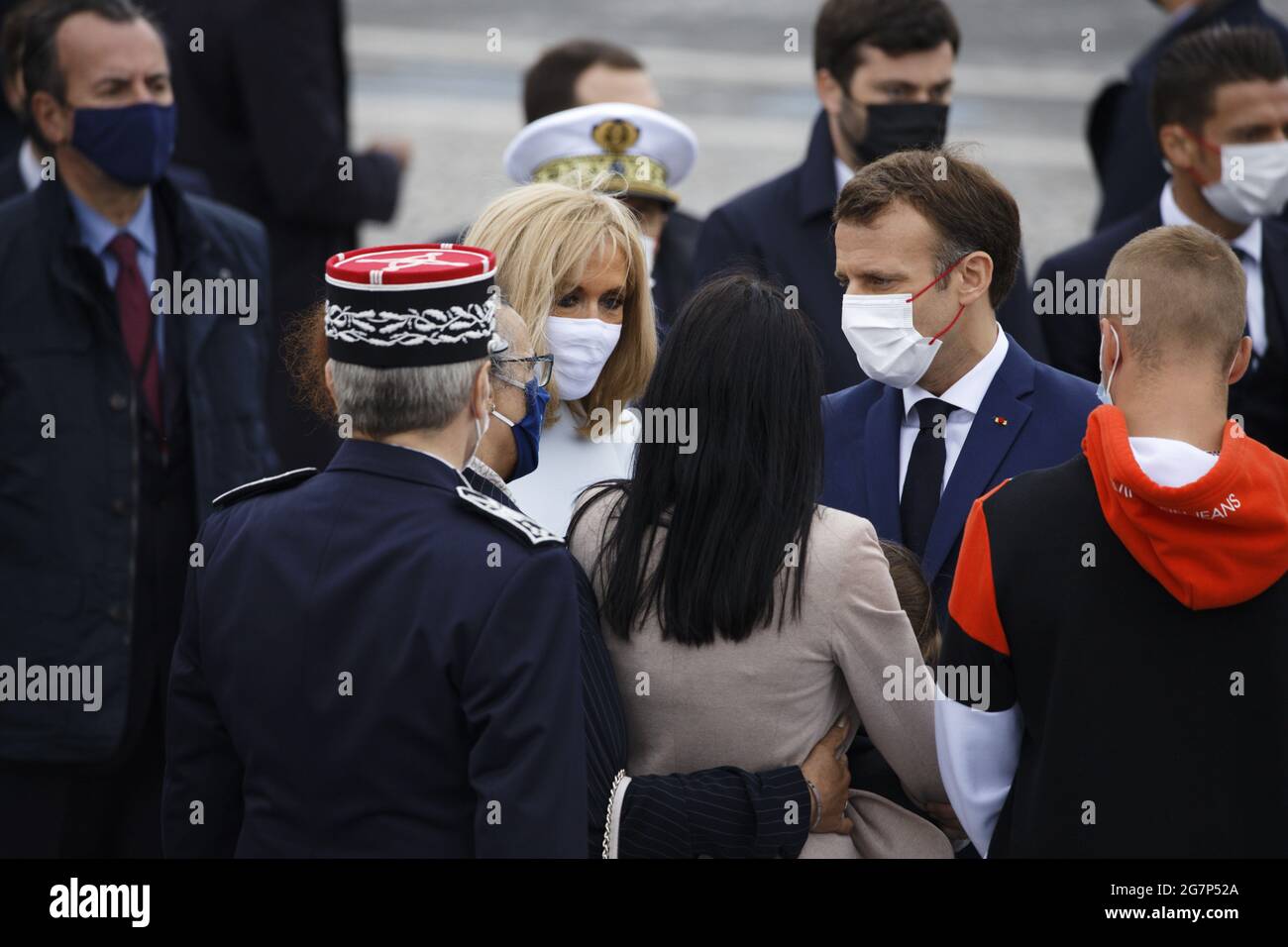 Paris, France. 14th July, 2021. The military parade on Bastille Day ...