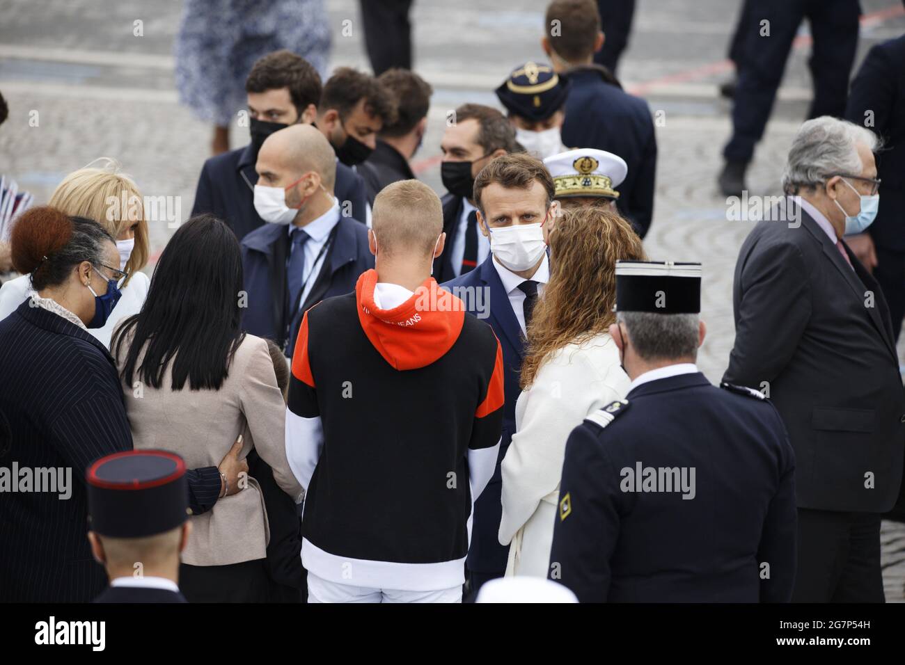 Paris, France. 14th July, 2021. The military parade on Bastille Day ...