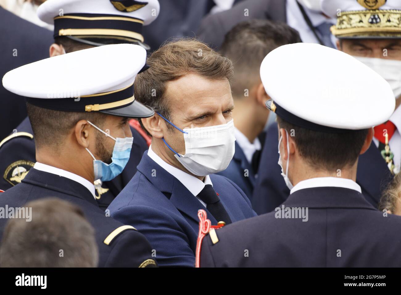 Paris, France. 14th July, 2021. The military parade on Bastille Day ...