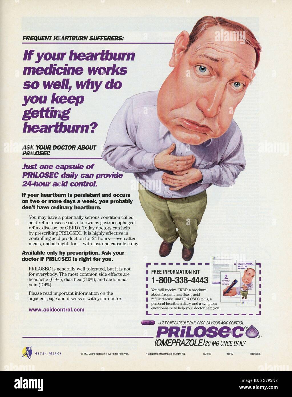 Full Page Advertisement from Life Magazine, May 1998 issue, USA Stock ...