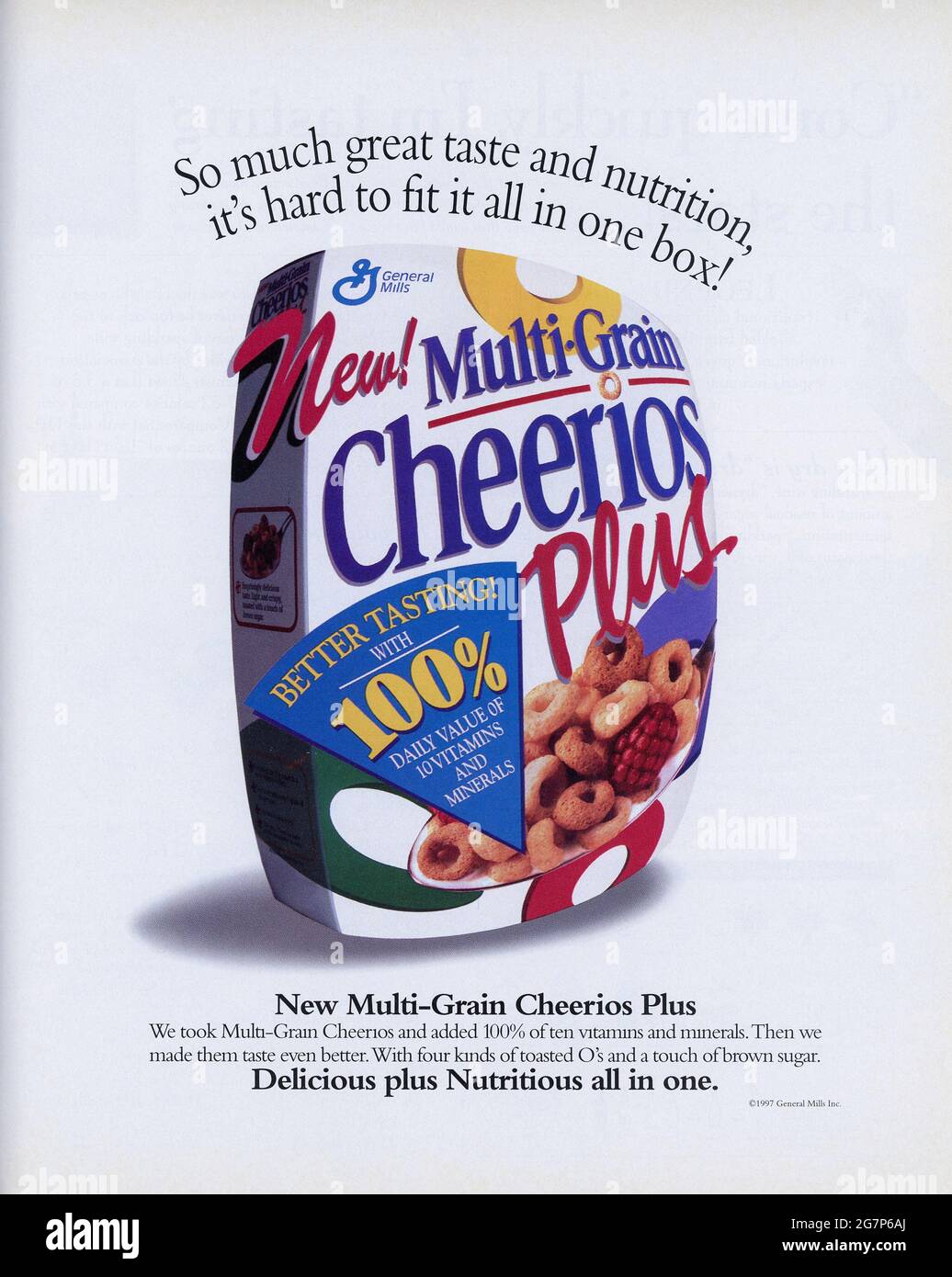 Cheerios cereal vintage hi-res stock photography and images - Alamy