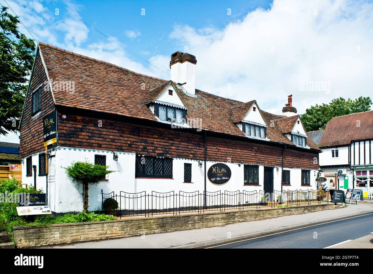 Cafe Bar Otford Village, Kent, England Stock Photo - Alamy
