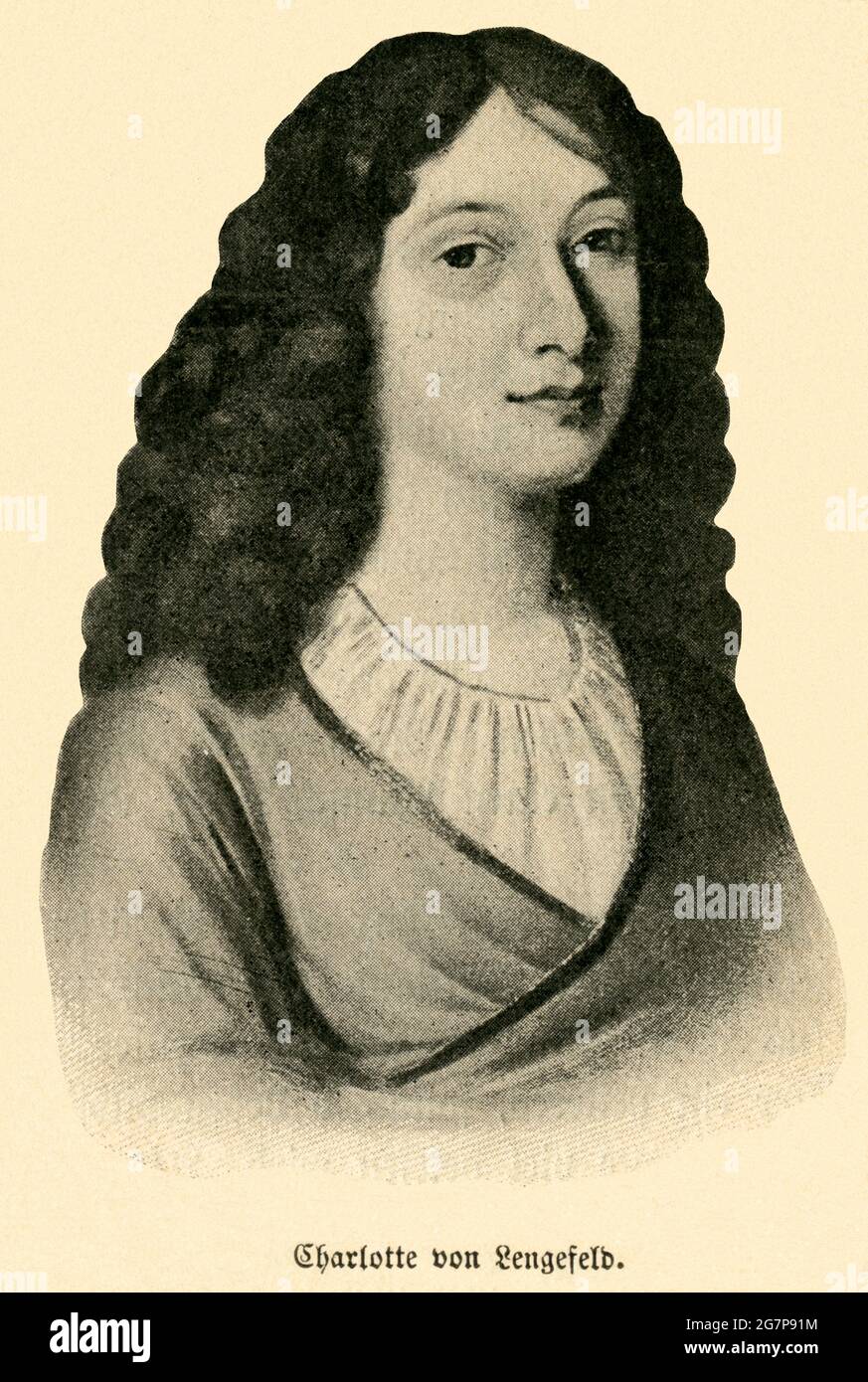 Europa, Deutschland, Thüringen, Rudolstadt, Charlotte von Lengefeld ...