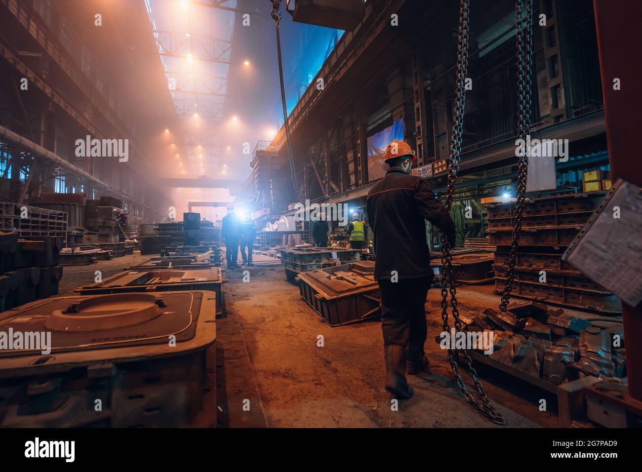 Steel workers and factory hi-res stock photography and images - Alamy