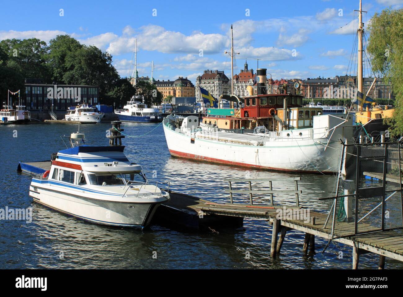 A view from Skeppsholmen Island to Stockholm city Stock Photo - Alamy