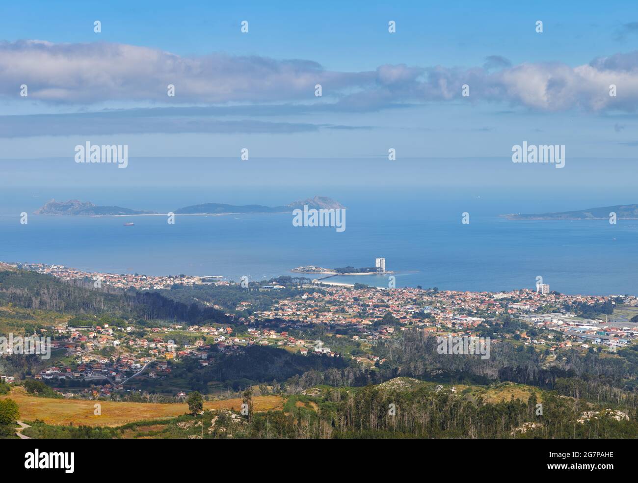 Vigo port skyline view hi-res stock photography and images - Alamy