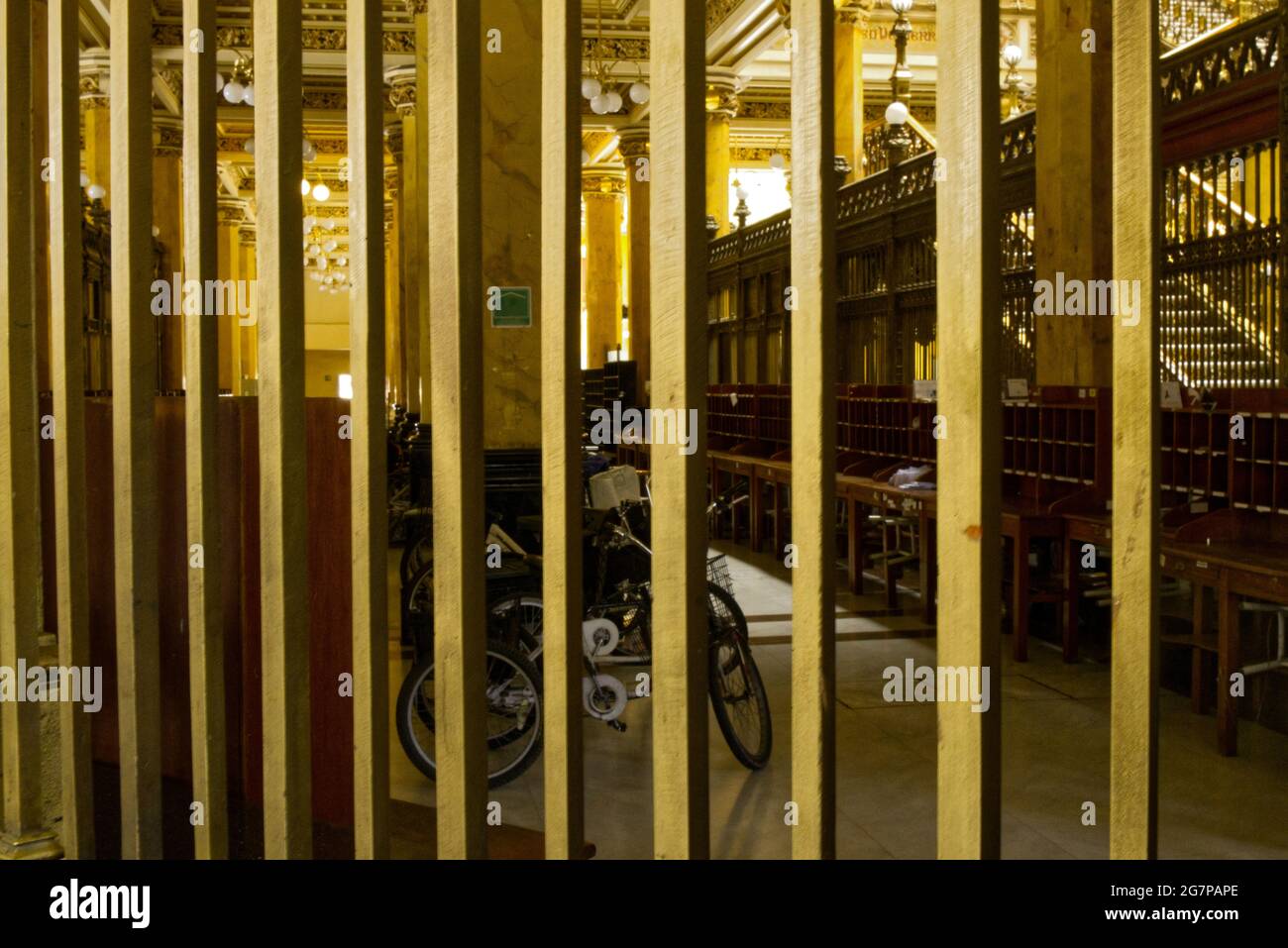 Mexico City - Inside Palacio Postal Stock Photo - Alamy