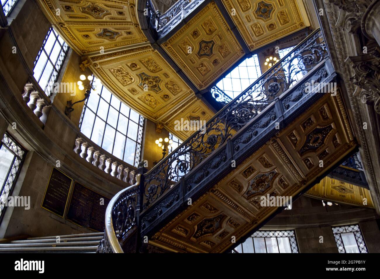 Mexico City - Museo Nacional de las Artes Staircase Stock Photo - Alamy