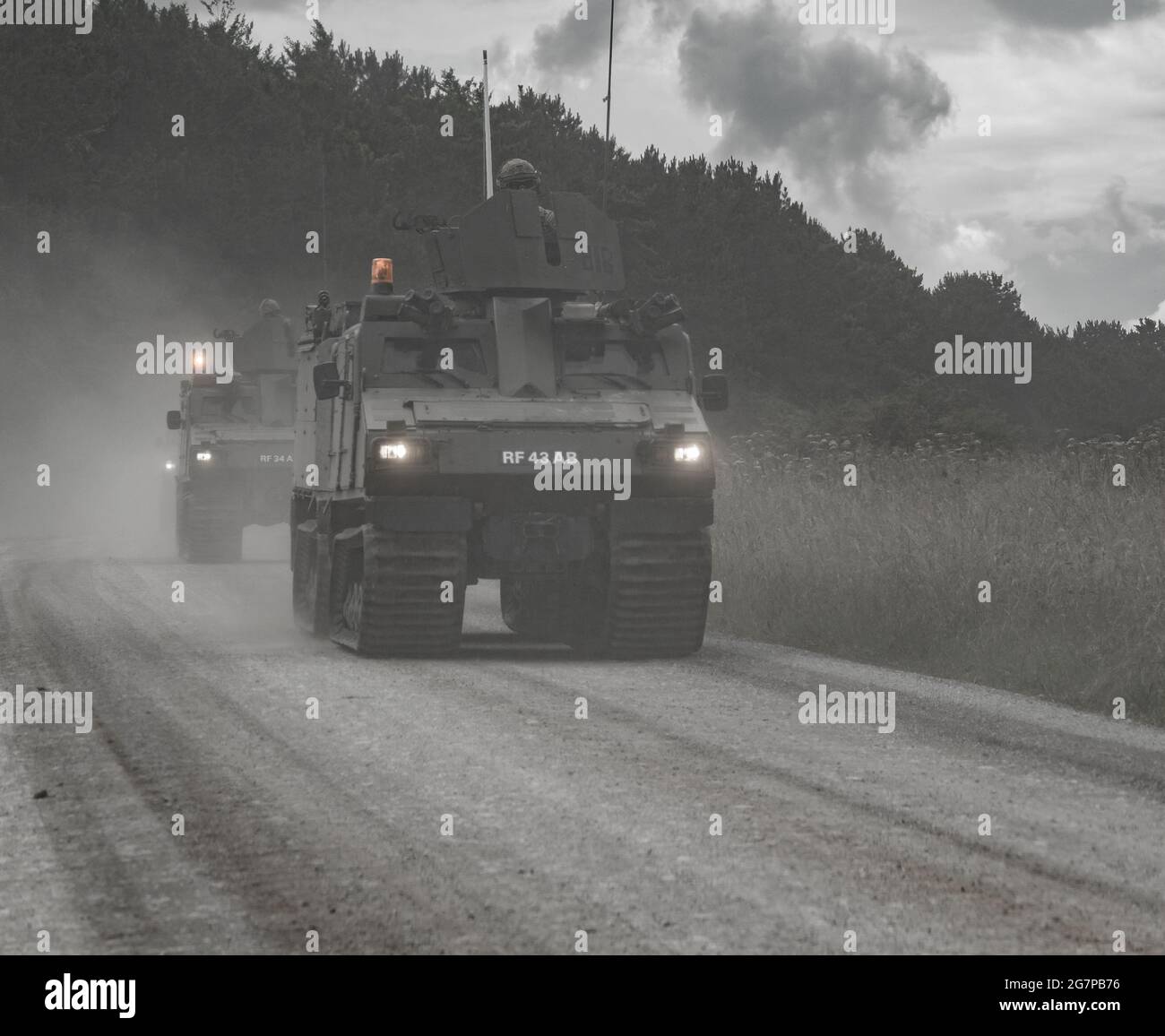 British army BVS10 Viking all terrain tracked amphibious vehicle speeds ...