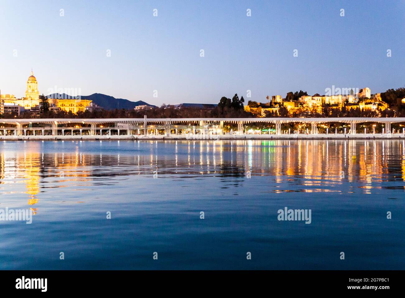 Skyline of malaga hi-res stock photography and images - Alamy