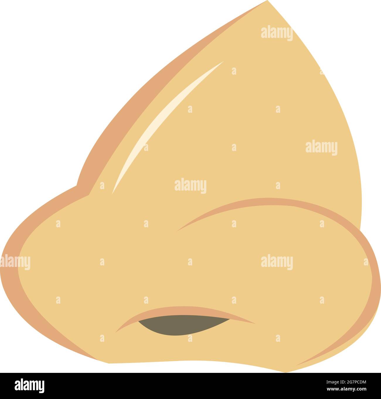 Vector emoticon illustration of a human nose Stock Vector Image & Art ...