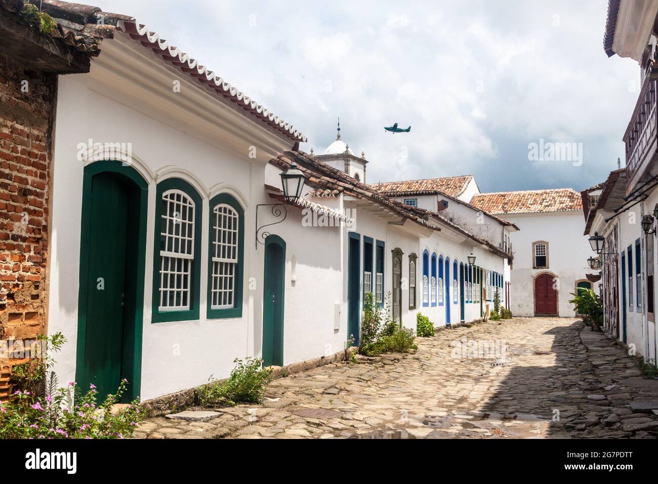 View of an old colonial town Paraty, Brazil Stock Photo - Alamy