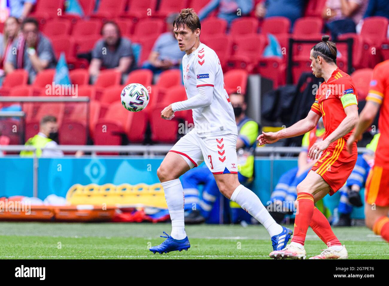 Amsterdam, Netherlands - 26, June: Jannik Vestergaard of Denmark (L) in ...