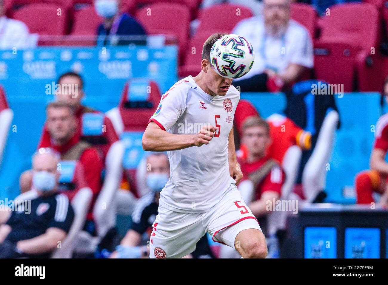 Amsterdam, Netherlands - 26, June: Joakim Maehle of Denmark in action ...