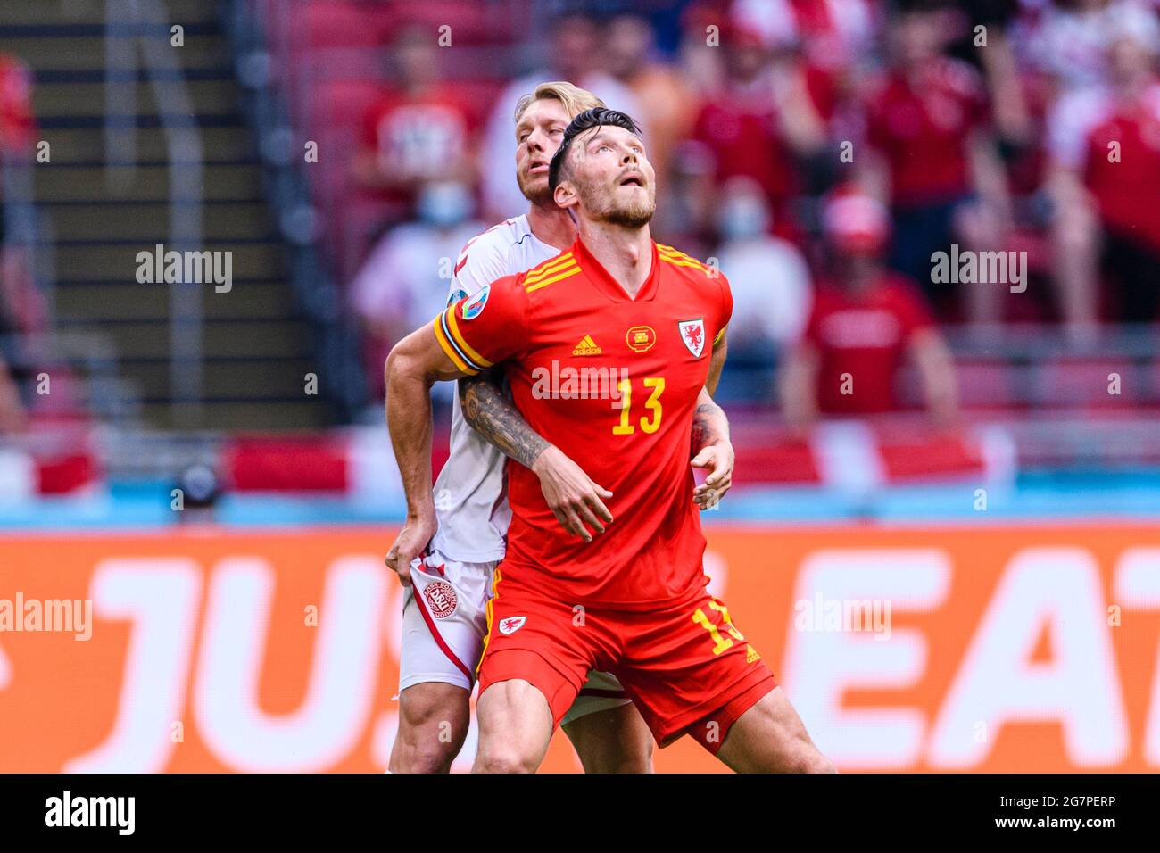 Amsterdam, Netherlands - 26, June: Simon Thorup Kjaer of Denmark (L ...
