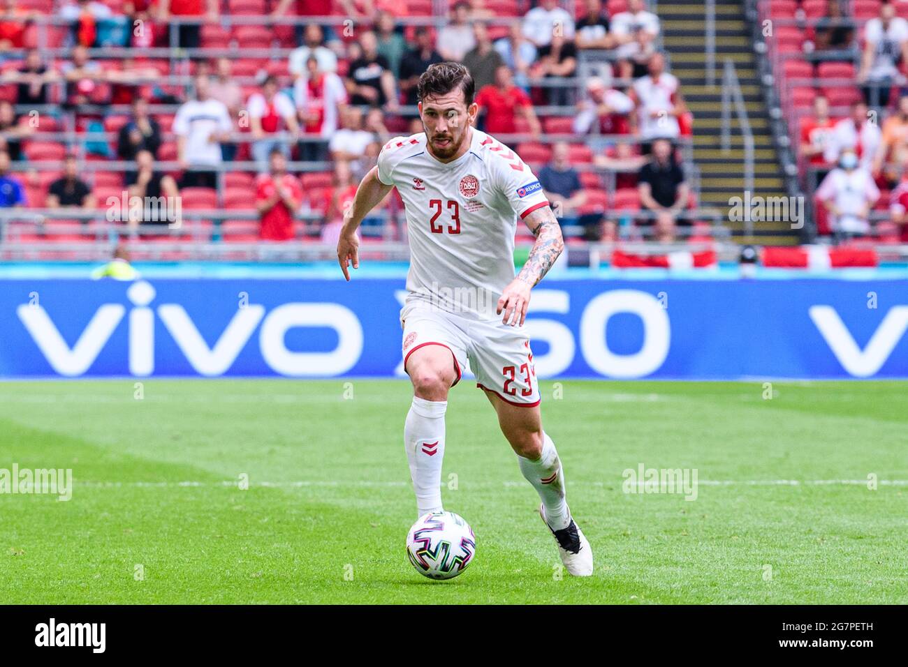 Amsterdam, Netherlands - 26, June: Pierre-Emile Hojbjerg of Denmark ...