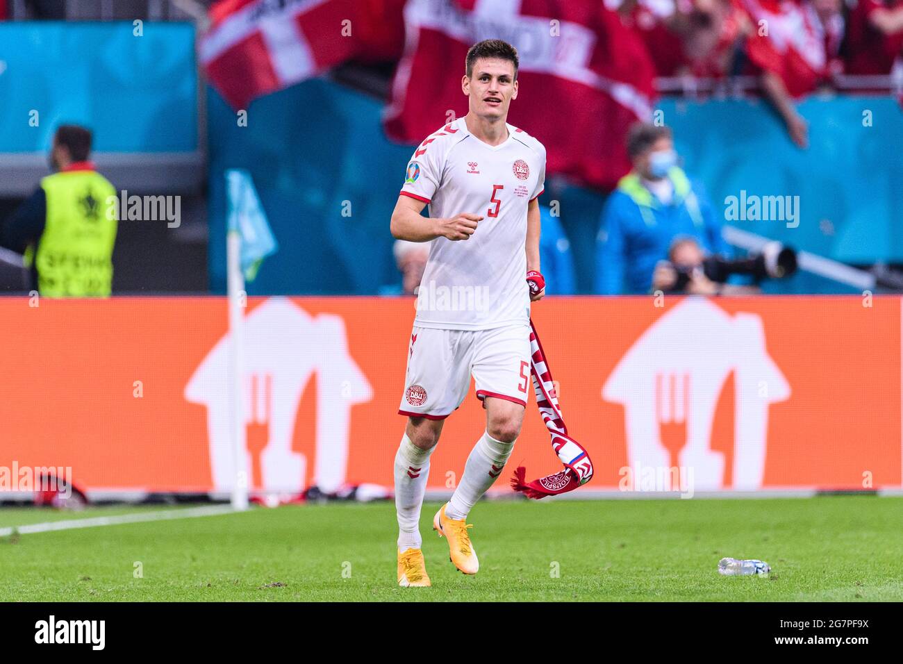 Amsterdam, Netherlands - 26, June: Joakim Maehle of Denmark celebrating ...