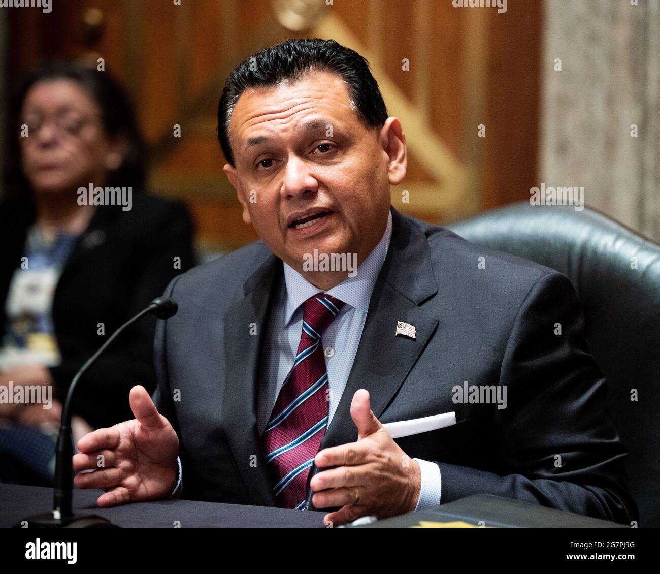 July 15, 2021 - Washington, DC, United States: Ed Gonzalez, nominee to ...