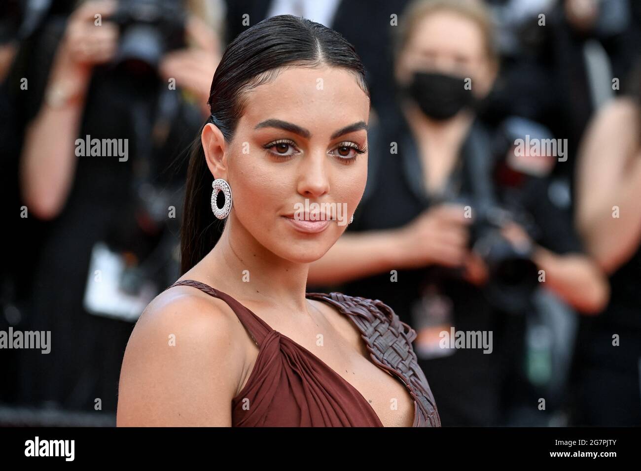 Cannes, France. 15th July, 2021. Georgina Rodriguez attending the ...